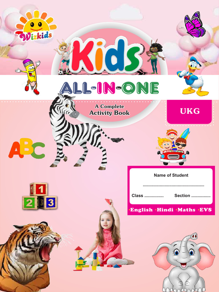 Ukg Activity Book Samples | PDF