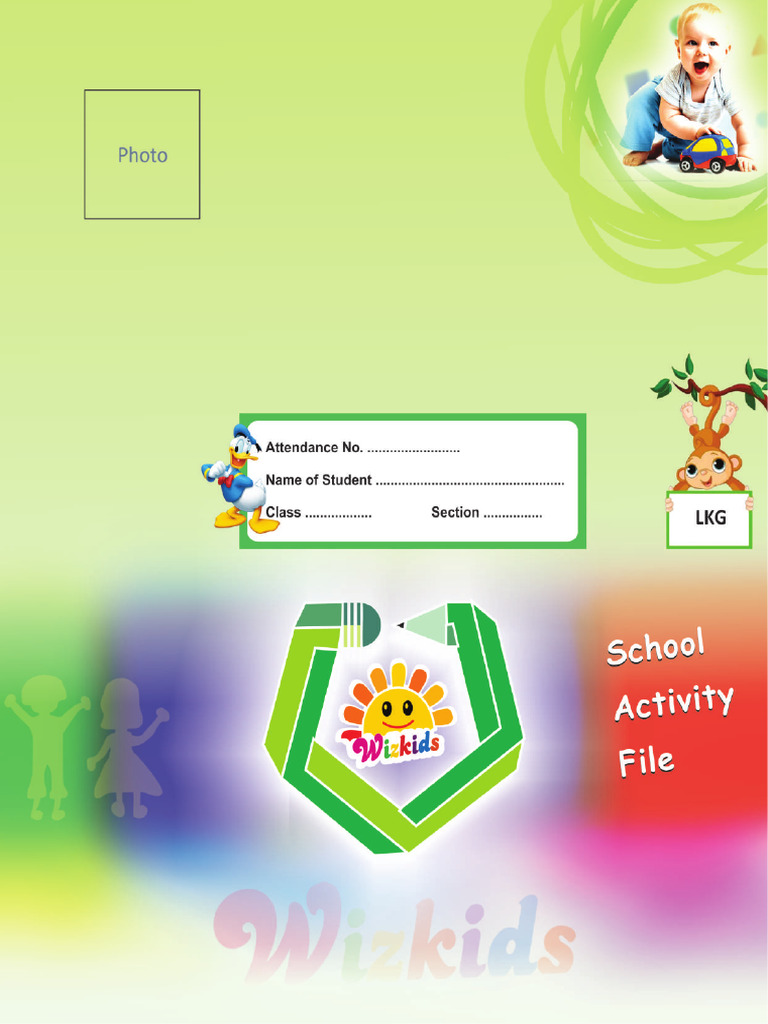 LKG School Activity File Sample | PDF