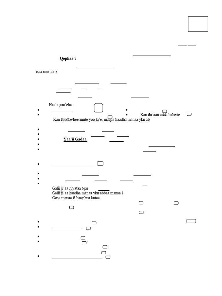 Waajjira Misooma Magaalaa Fi Manneenii Bulchiinsaa Magaalaa Amboo Ti | PDF
