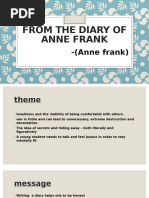 From the Diary of Anne Frank class 10 ncert | PDF | Anne Frank