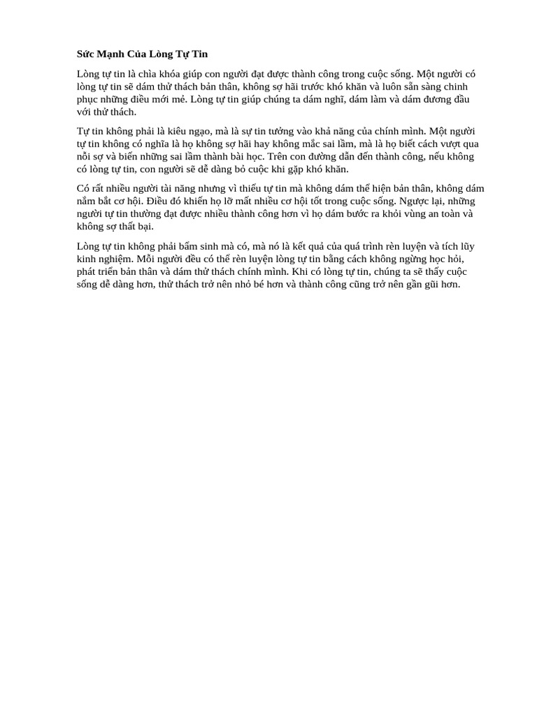 S C M NH C A Lòng T Tin | PDF