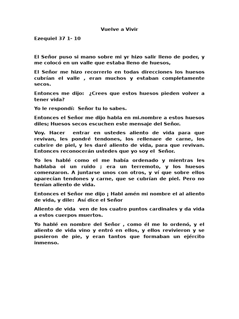 Vuelve A Vivir | PDF | Dios | espíritu Santo