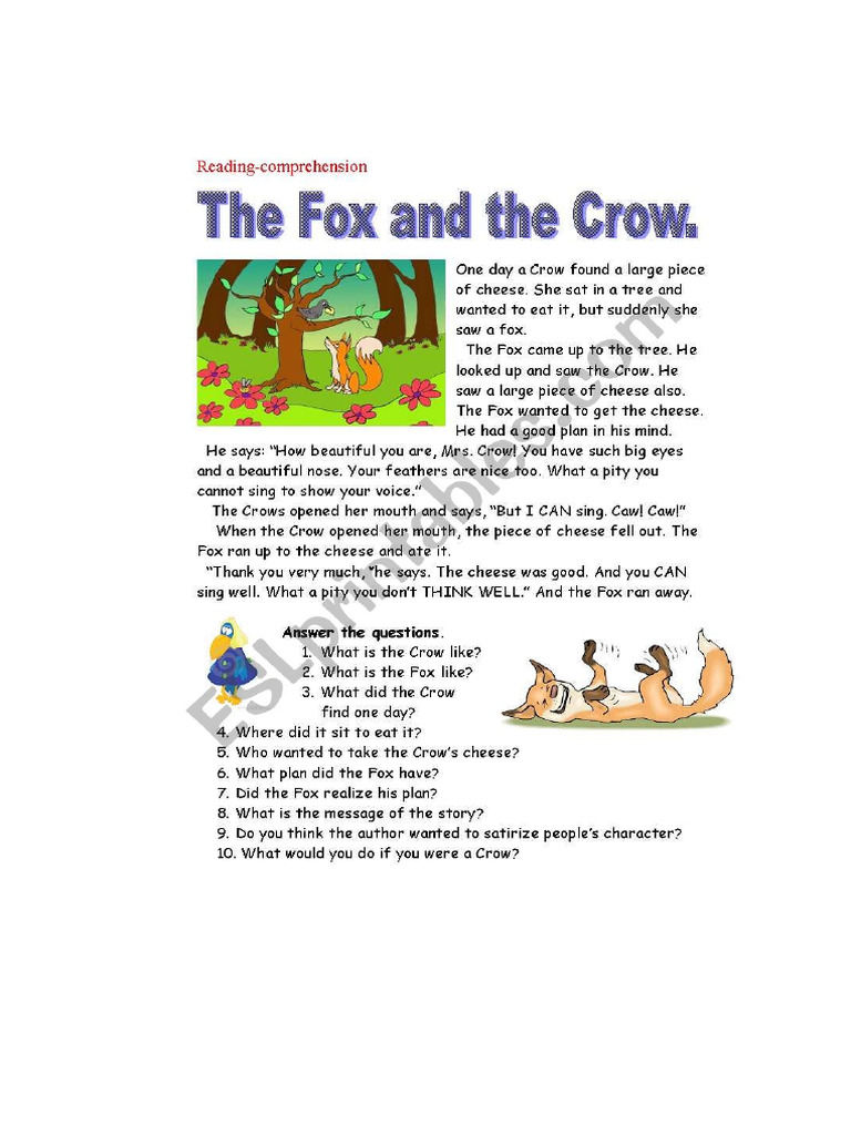 The Fox and The Crow | PDF