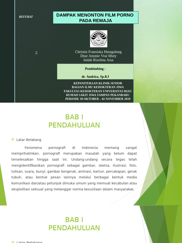 Dampak Pornografi pada Remaja | PDF