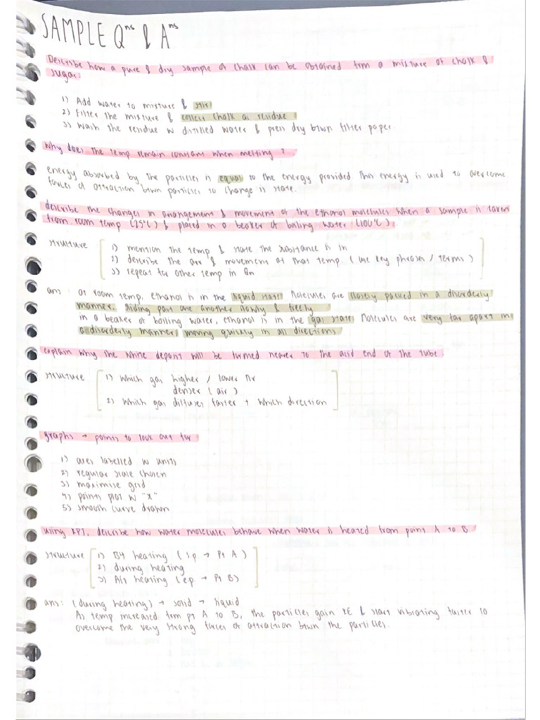kpt + experimental chem sample qn & ans | PDF