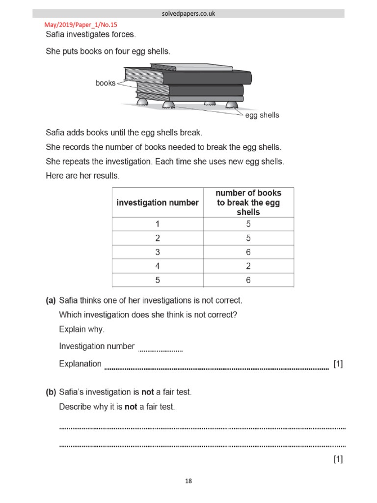 2022 17 Forces and Their Effects Checkpoint Primary Physics | PDF