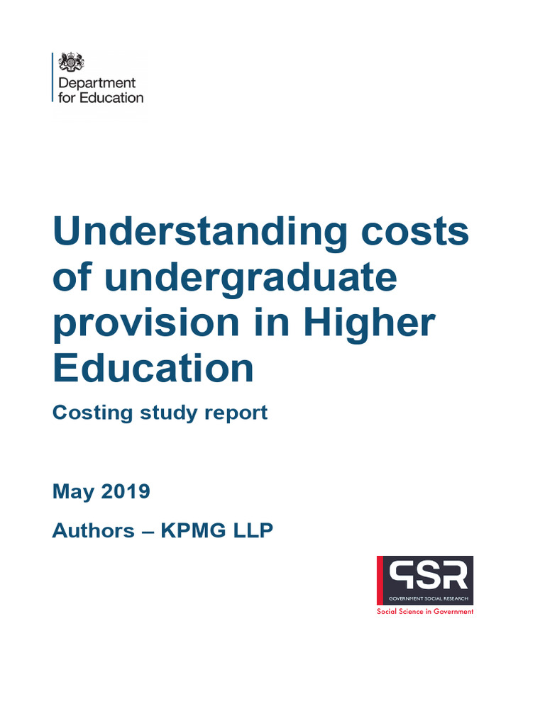 Understanding - Costs - of - Undergraduate - Provision - in - Higher ...