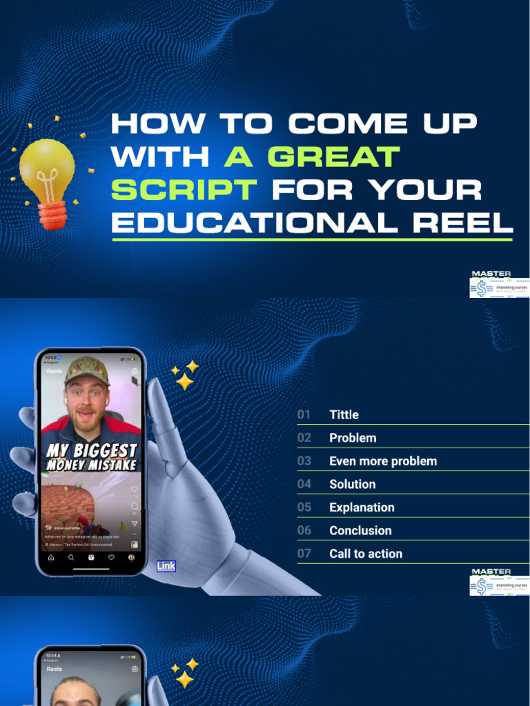 Educational Reels Script Guide | PDF