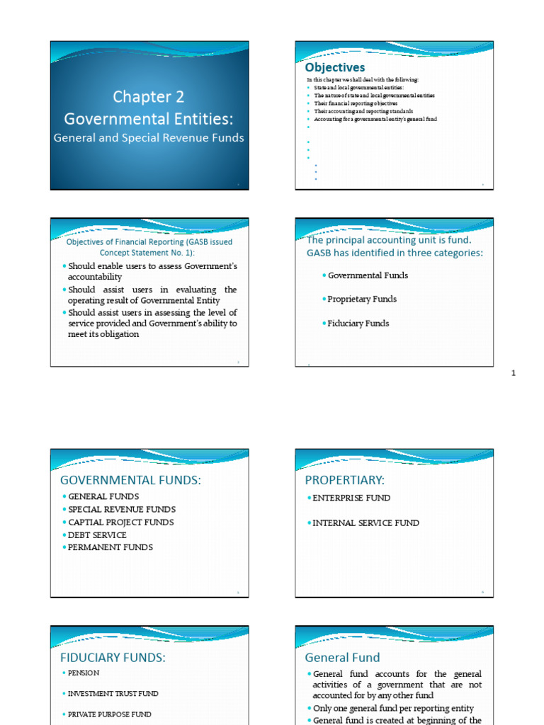 Accounting for Governmental Entities | PDF | Fund Accounting | Money