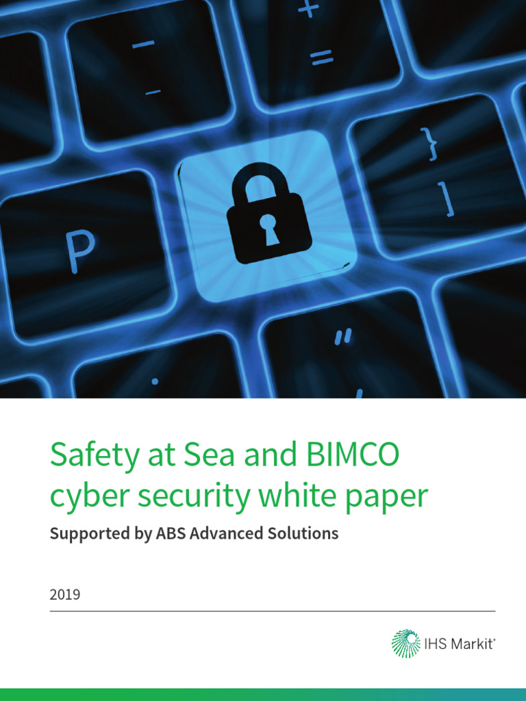 Safety at Sea and BIMCO Cyber Security Whitepaper Download | PDF ...