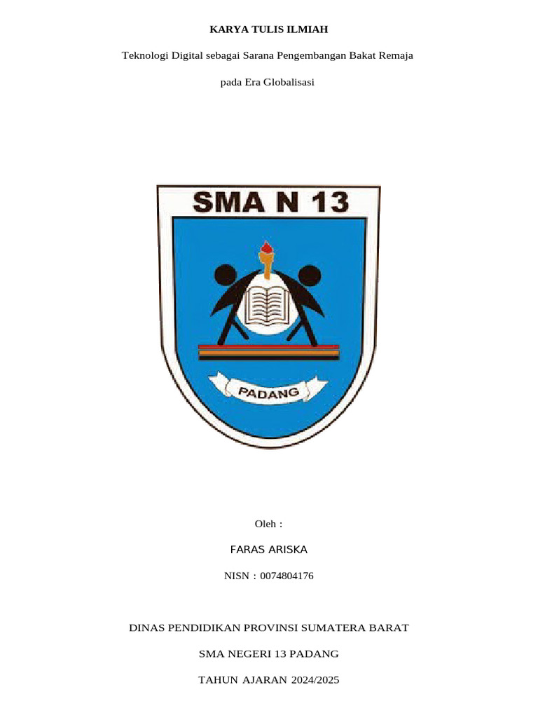 Pengembangan Bakat Remaja Lewat Digital | PDF
