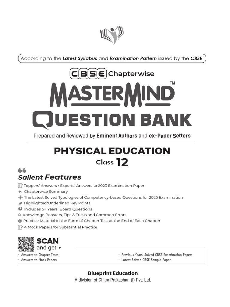 Physical Education Class 12 Mastermind Cbse Questi | PDF | Learning | Educational Assessment