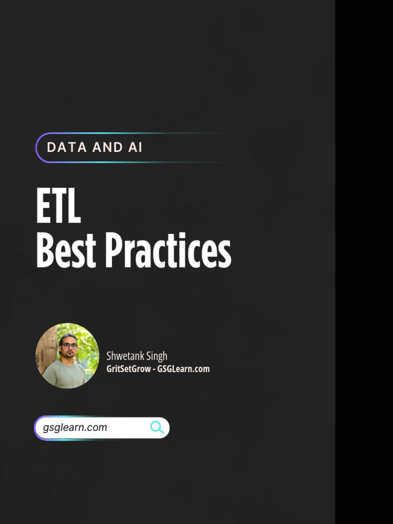 ETL Best Practices | PDF | Cloud Computing | Data Warehouse ETL Best Practices | PDF | Cloud Computing | Data Warehouse