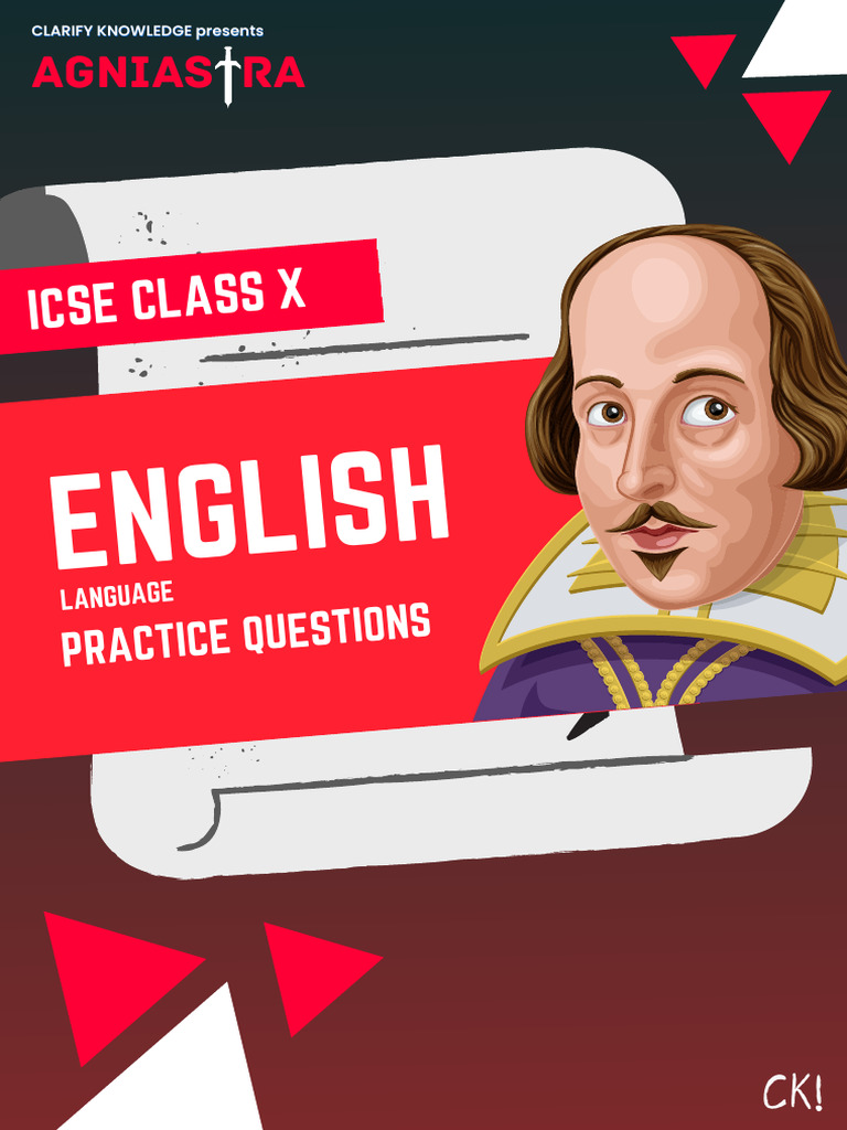 ICSE Class X English Practice Questions | PDF | Hanukkah