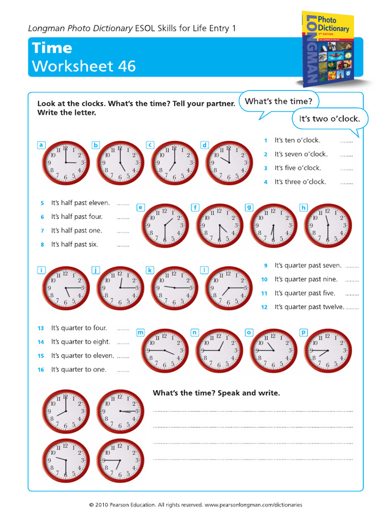 Telling The Time | PDF