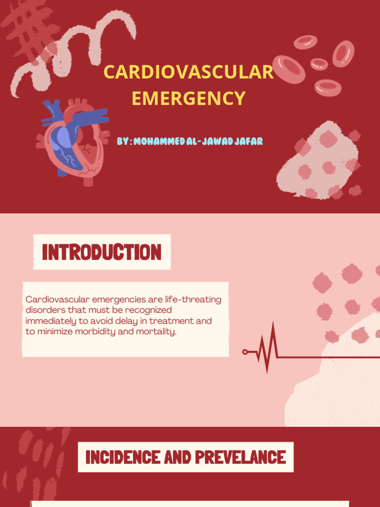 Cardiovascular Emergency | PDF | Myocardial Infarction | Coronary ...