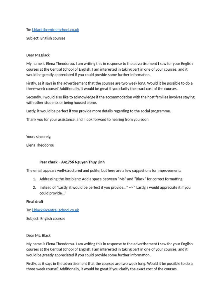 A44192 Dinh Bao Thuong Email | PDF