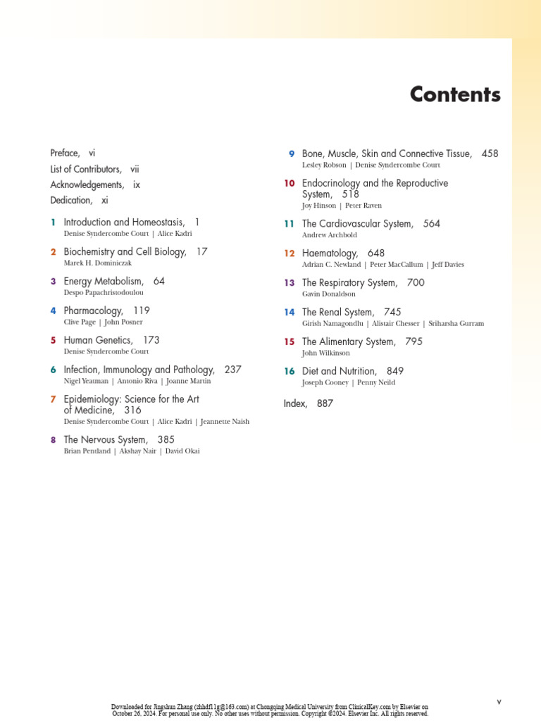 Preface, VI List of Contributors, VII Acknowledgements, Ix Dedication ...