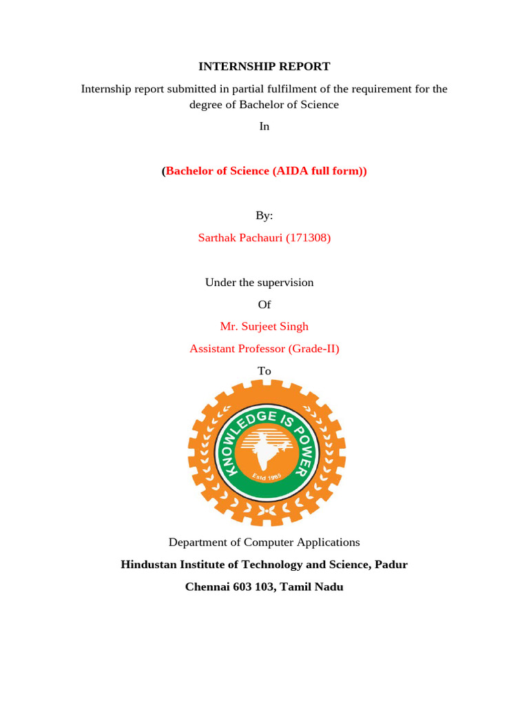 Internship Report Sample | PDF | Class (Computer Programming) | Method (Computer Programming)