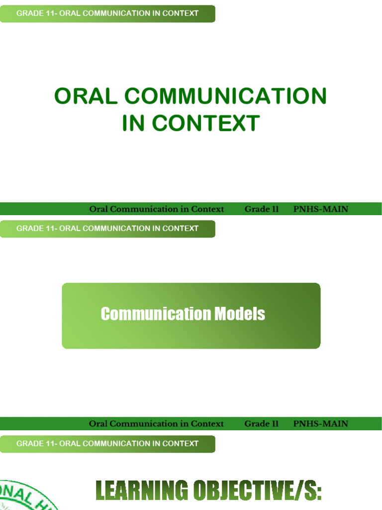 L5-MODELS-OF-COMMUNICATION. | PDF | Communication | Human Communication