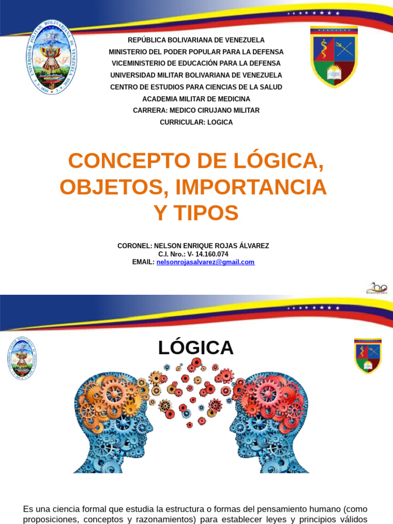 Tipos y Conceptos de Lógica | PDF | Lógica | Proposición