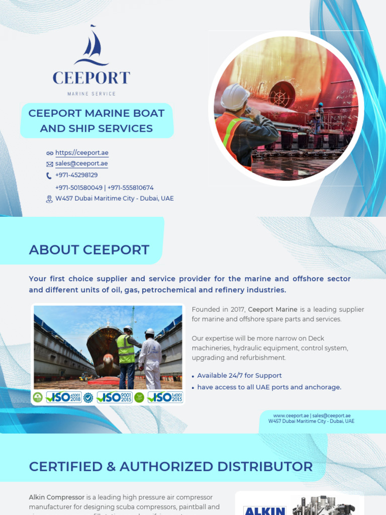 Ceeport CompanyProfile3.3 2023 | PDF | Dubai | Shipping