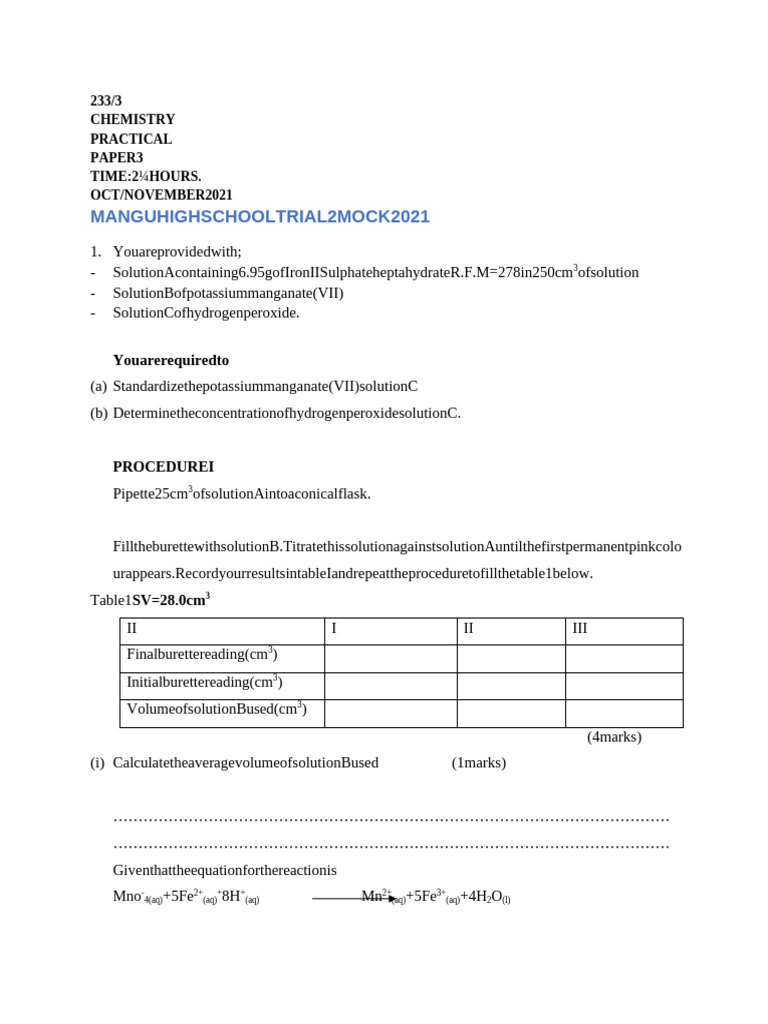chem P3 today work | PDF