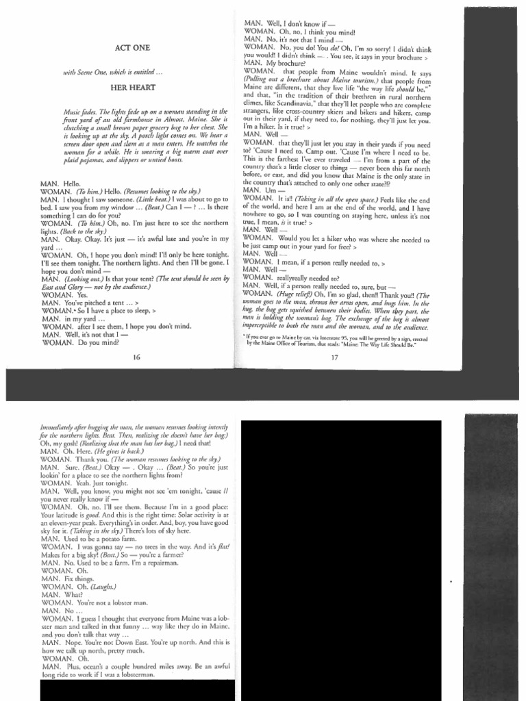 Almost - Maine - Script 1 | PDF