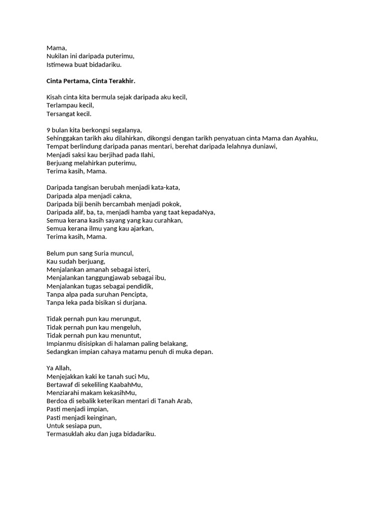 Document Sajak | PDF