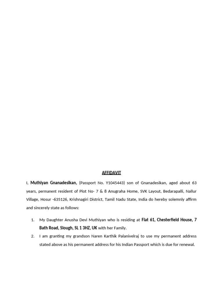 Affidavit Updated Final | PDF