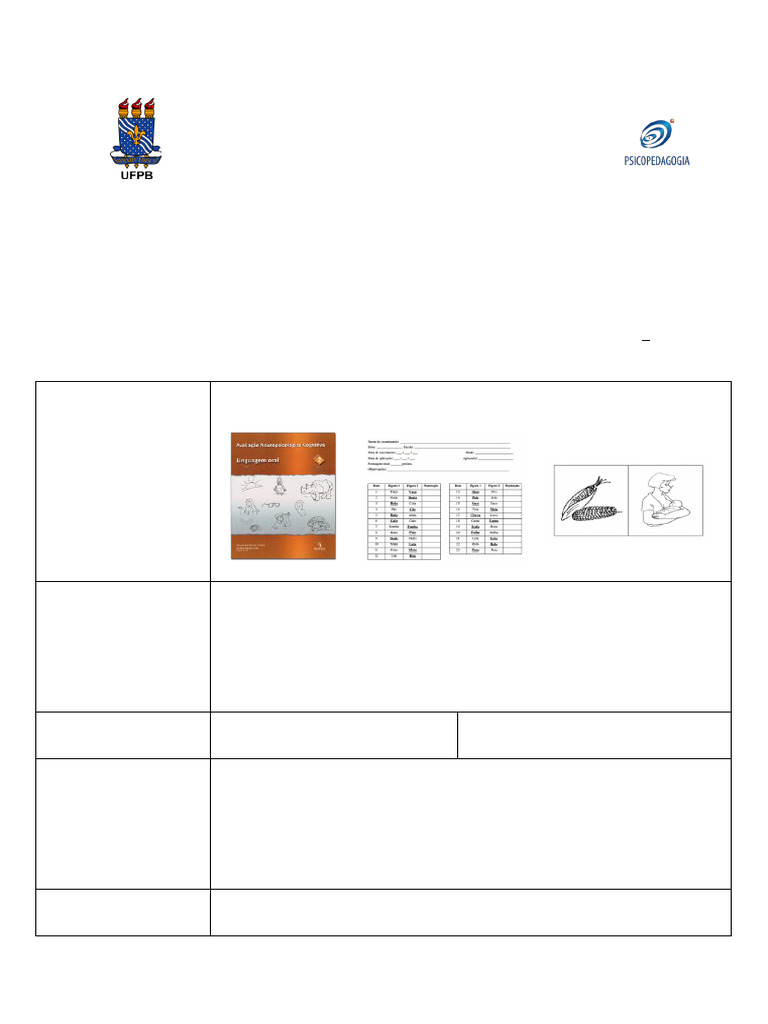 Ficha Técnica 1 - TDF - Ítalo | PDF | Fonologia