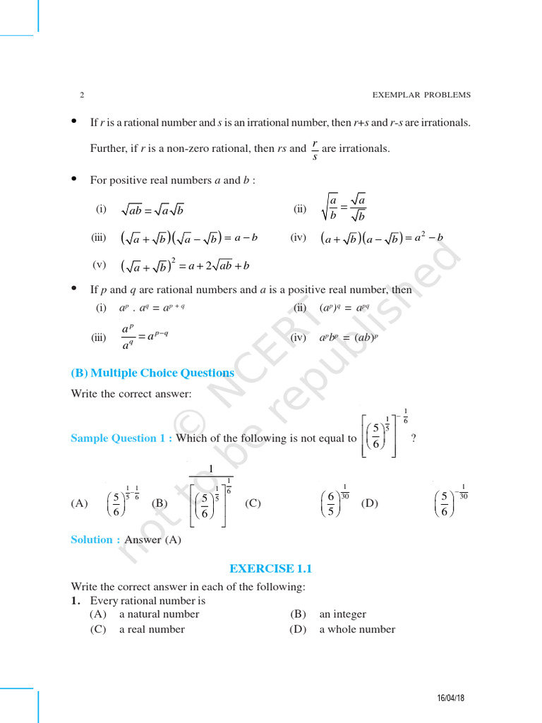 Rational and Irrational Number Problems | PDF | Numbers | Rational Number