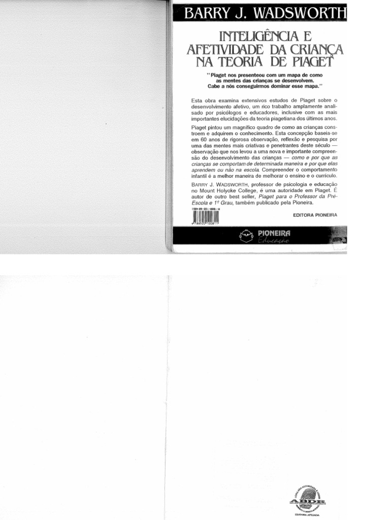 Introd e Cap 1-2 - Inteligência e Afetividade | PDF