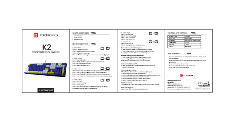 K2 Manual | PDF