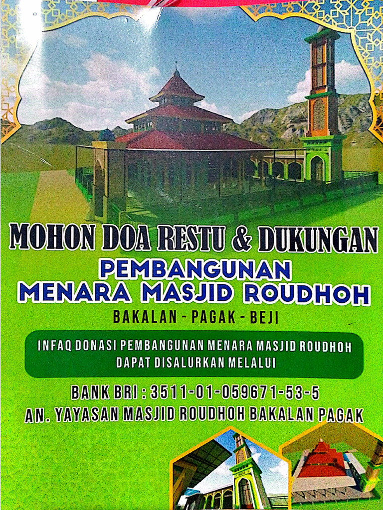 Masjid Roudhoh Pagak Beji | PDF