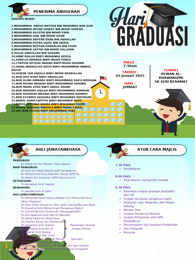 BUKU PROGRAM HARI GRADUASI 2025 | PDF