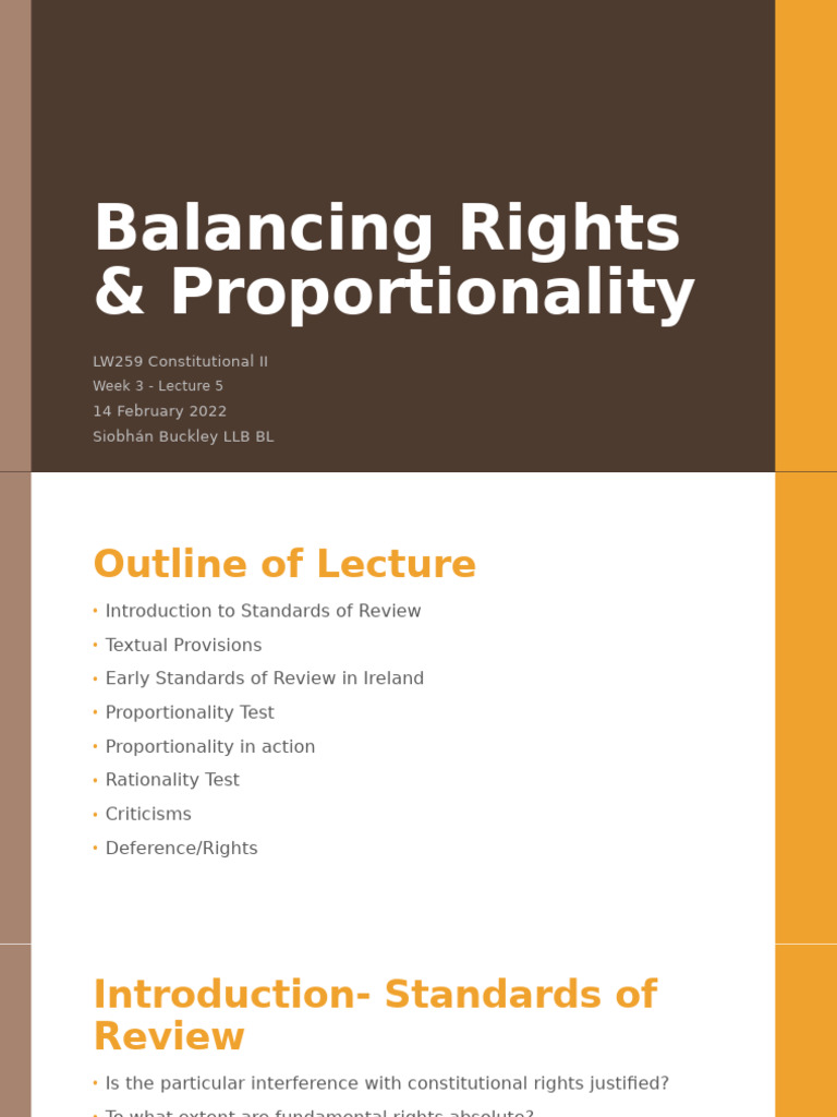 3 Proportionality | PDF | Standard Of Review | Taxes