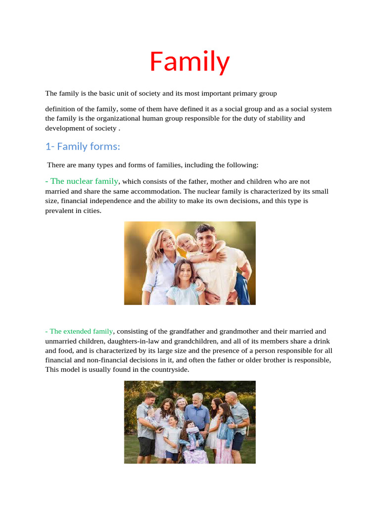 Family | PDF | Family | Grandparent