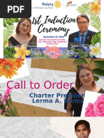 Script For A Rotary Club Induction | PDF | Clubs And Societies