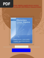 Solution Manual For Elementary Linear Algebra | PDF | System Of Linear ...