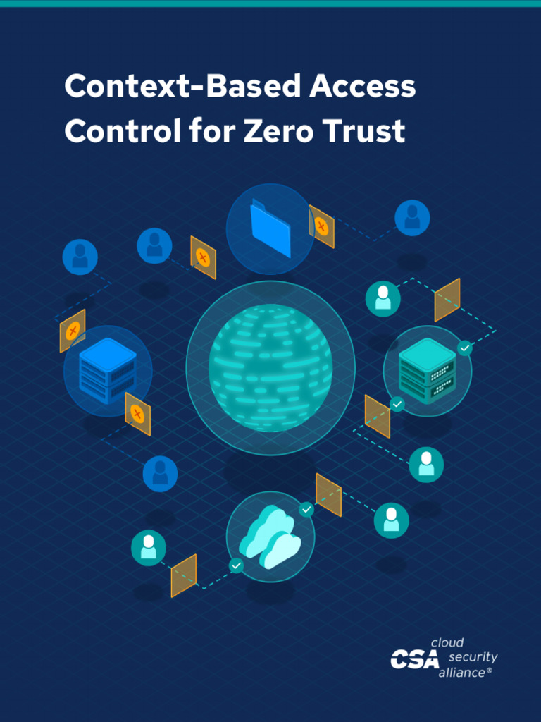 Context-Based Access Control For Zero Trust 20250114 | PDF | Computer ...