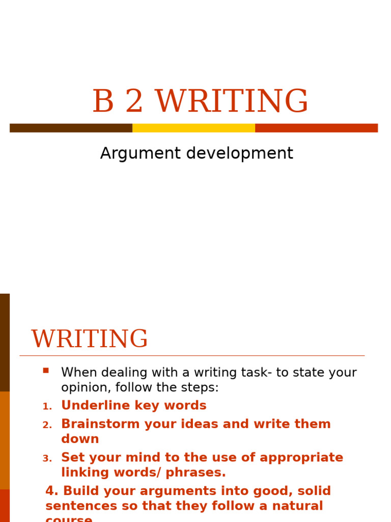 WRITING B2 | PDF | Brainstorming