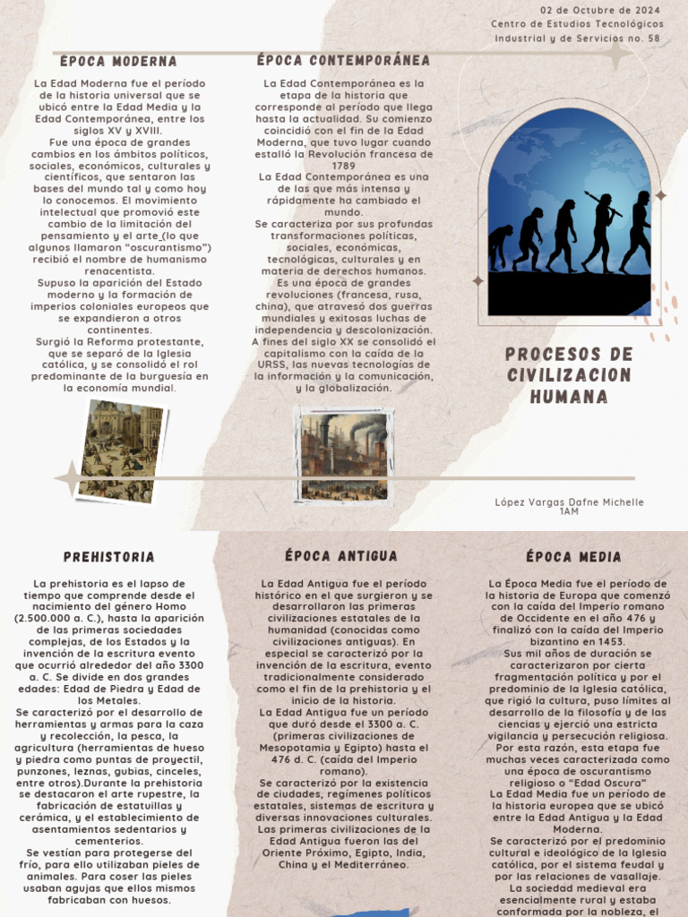 Folleto Tríptico Café Rústico Marrón | PDF | Historia antigua | Período moderno temprano