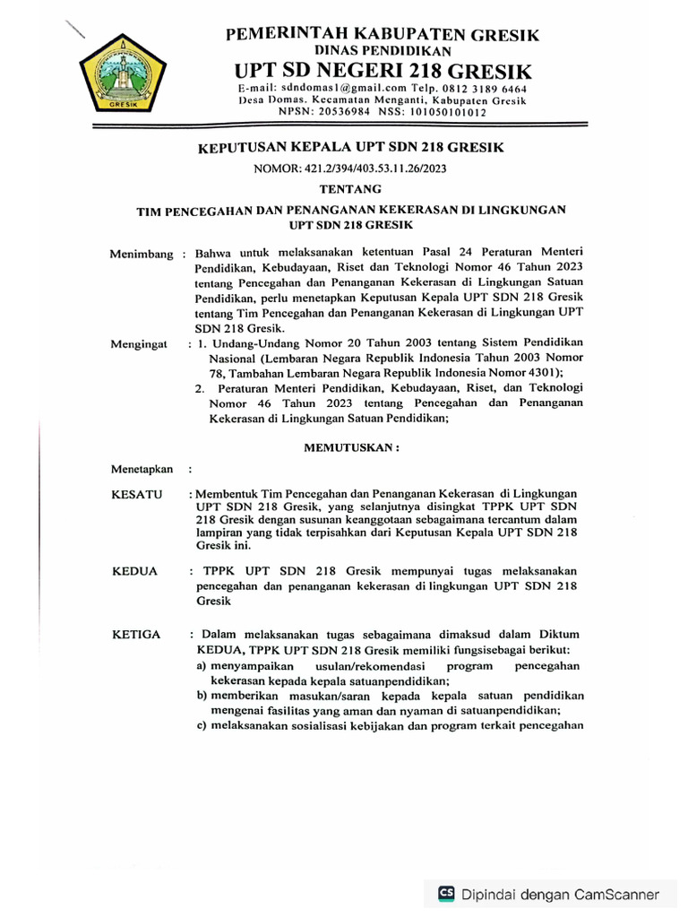 SK TPPK Upload PDF | PDF