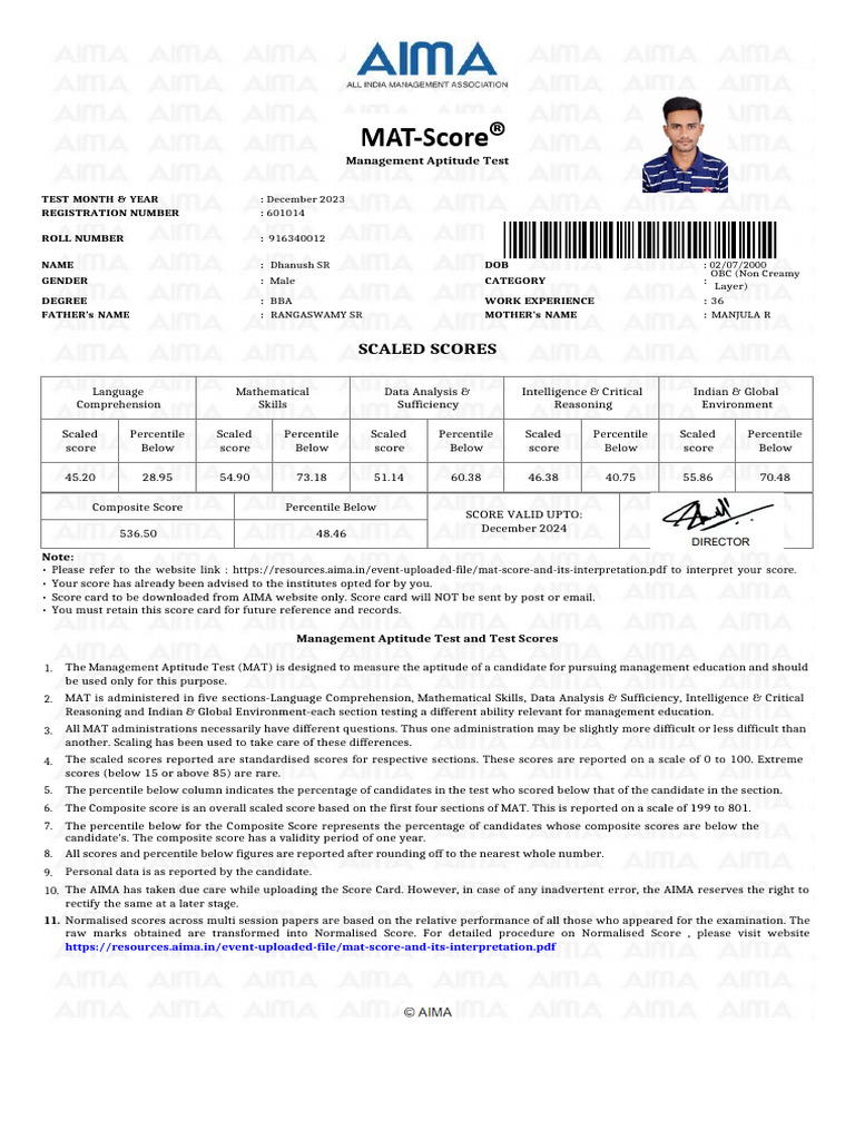 Scorecard 1 601014 | PDF | Evaluation Methods