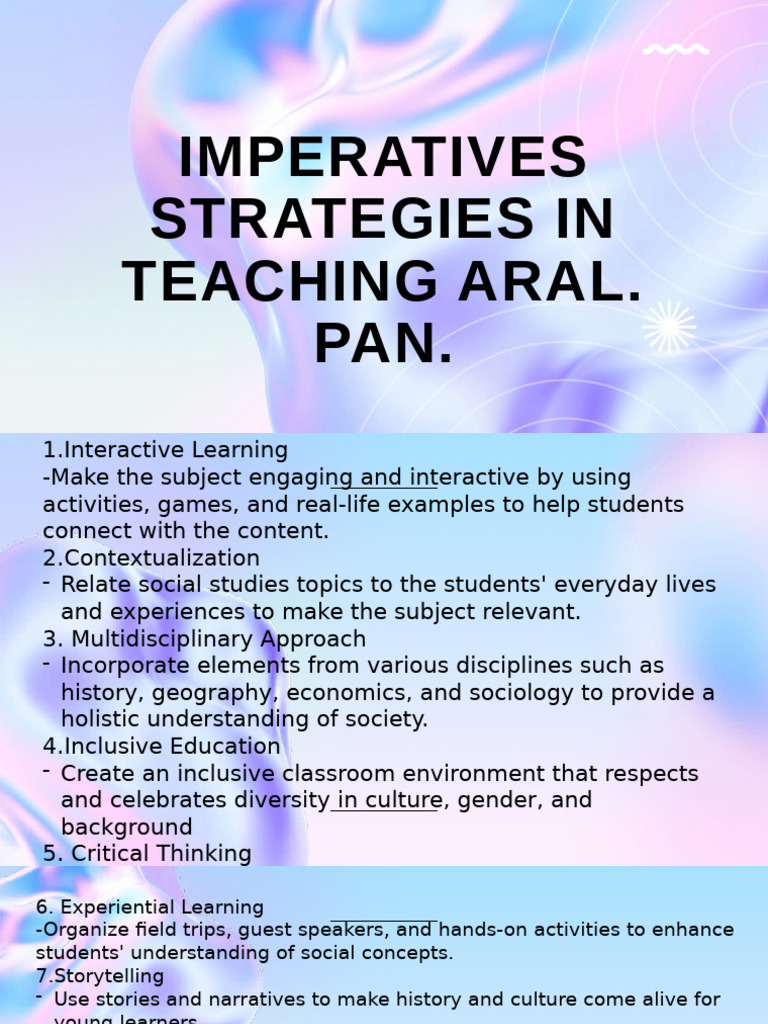 Effective Strategies for Teaching Social Studies | PDF | Constructivism ...