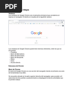 Partes de La Ventana Del Navegador Google Chrome | PDF