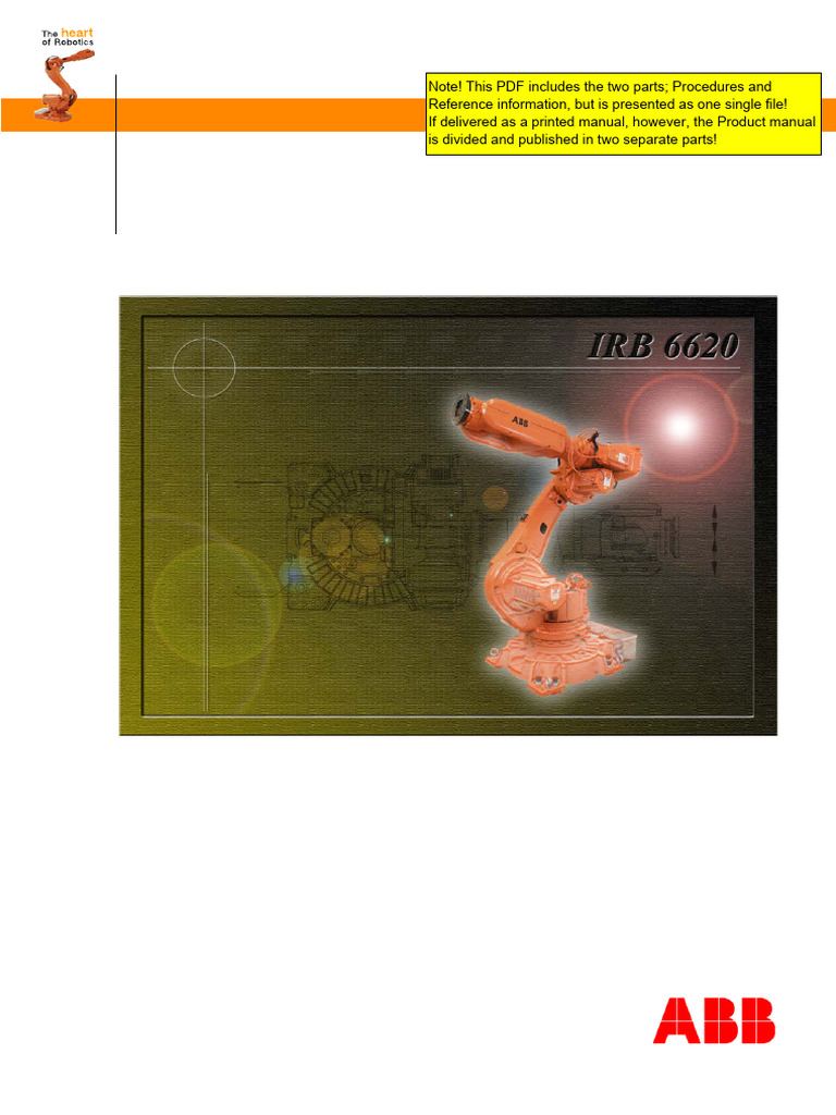 IRB 6620 Product Manual 3HAC027151-001 - Rev - en - Library | PDF ...