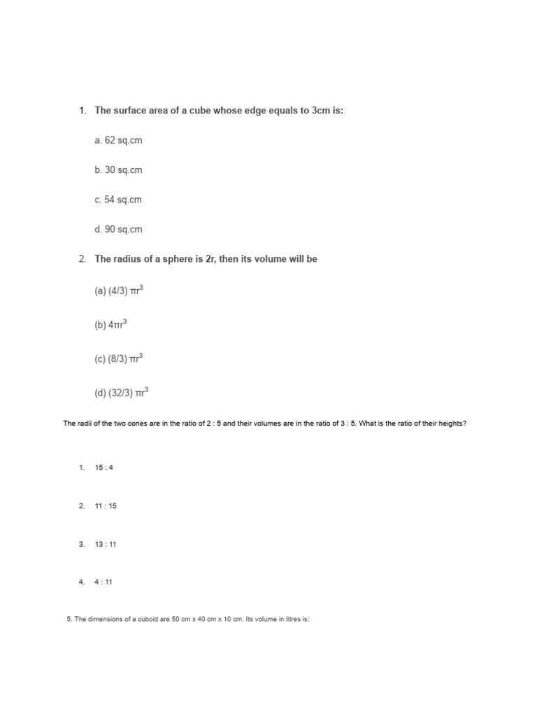 Weekly Test 7 | PDF