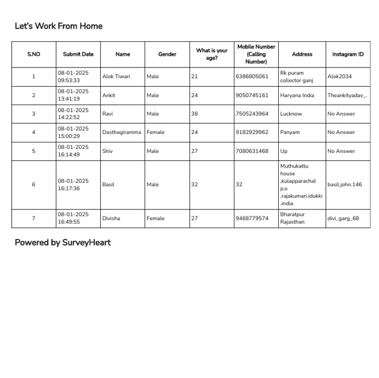 Let's Work From Home | PDF